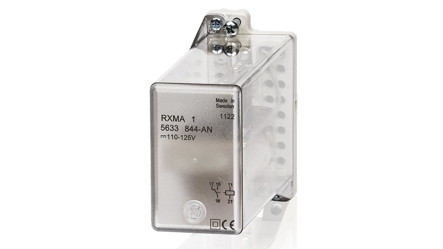 Auxiliary relays | Hitachi Energy